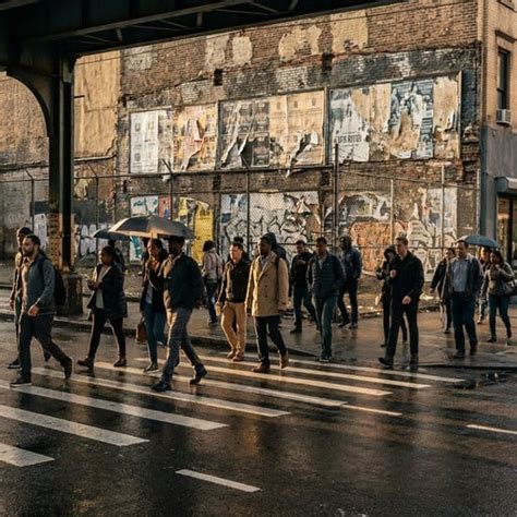 Free Urban Life Unfolds Image Urban Street Pedestrians Download