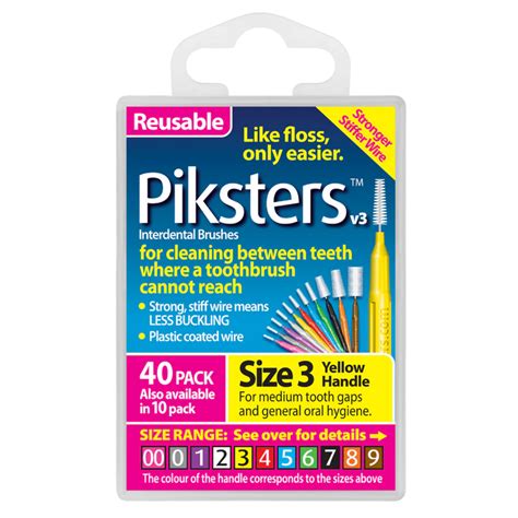 Piksters Interdental Brushes 40s — Kiwi Chemist