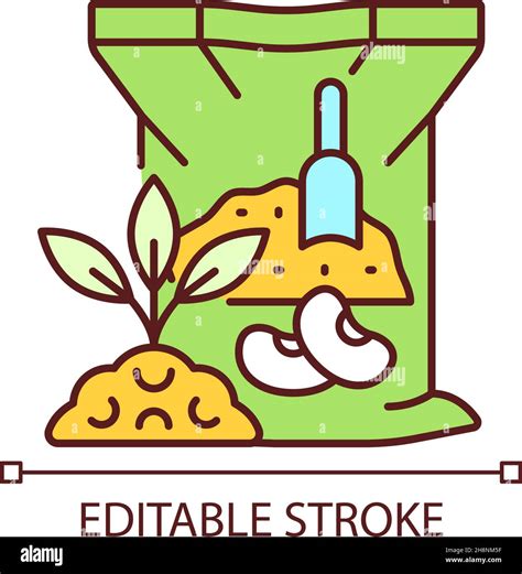 soybean meal rgb color icon stock vector image and art alamy