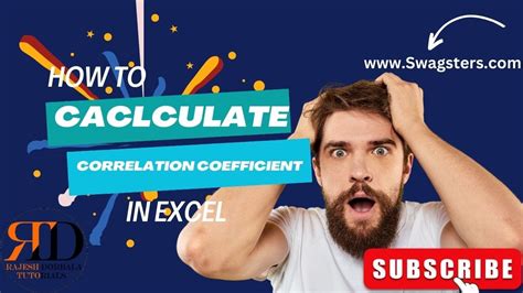 How to Calculate Correlation Coefficient in Excel - YouTube
