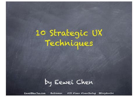 pdf 10 strategic ux techniques dokumen tips