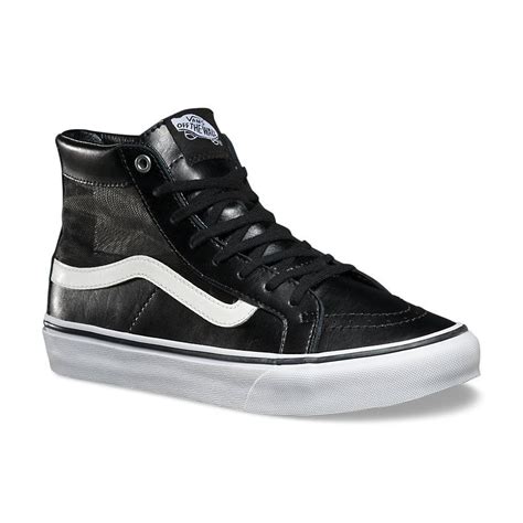 Vans Womens Mesh Sk8 Hi Slim Cutout Shoes Vans Skate Shoes With