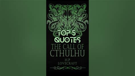 5 Chilling Quotes From Lovecrafts The Call Of Cthulhu Youtube