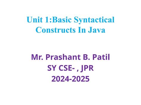 Introduction To Java Pptx