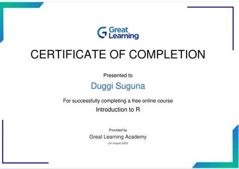 D Suguna On Linkedin Greatlearning