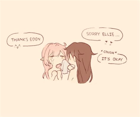 Rule 34 2girls After Care Afterglow Bellowowo Brown Hair Chibi Closed Eyes Cropped Torso Cum