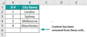 VBA Clear Content Excel Examples Specific Range How To Use