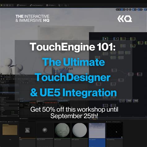 Touchdesigner Unrealengine Ue5 Touchengine The Interactive And Immersive Hq