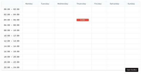 Gridjs Examples Codesandbox