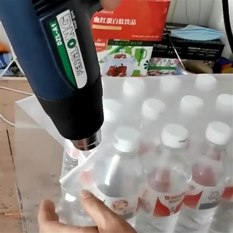 Pe Heat Shrinkable Film Cylindrical Film Plastic Packaging Film Open At