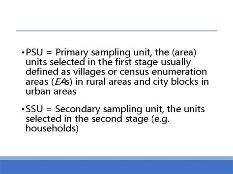 Multistage Sampling February 25 2020 Nadi Fiji The
