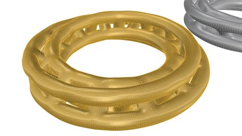 Organic Interlaced Moebius Loops 3d Model 3d Printable Cgtrader