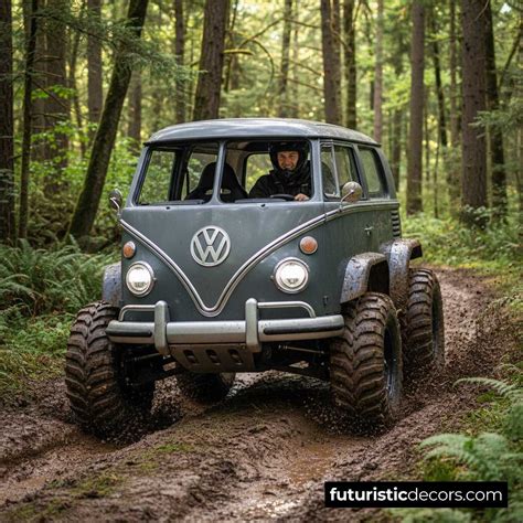 Vw Bus Atv Brings Retro Vibes To Off Road Adventures