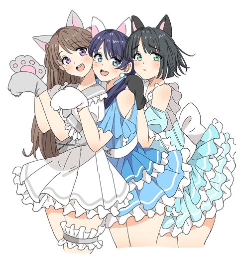 Fujishima Megumi Murano Sayaka And Momose Ginko Love Live And 1