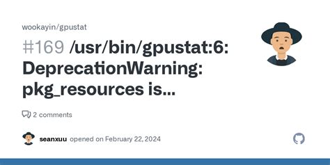usr bin gpustat 6 deprecationwarning pkg resources is deprecated as