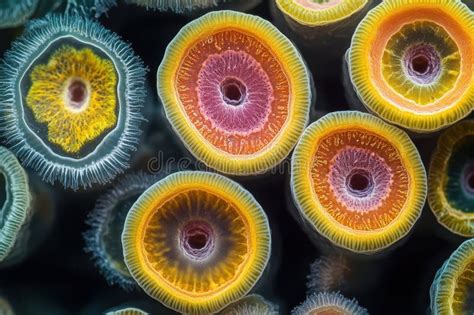 Circular Clusters Form Patterns Inspired By Bacterial Groupings With