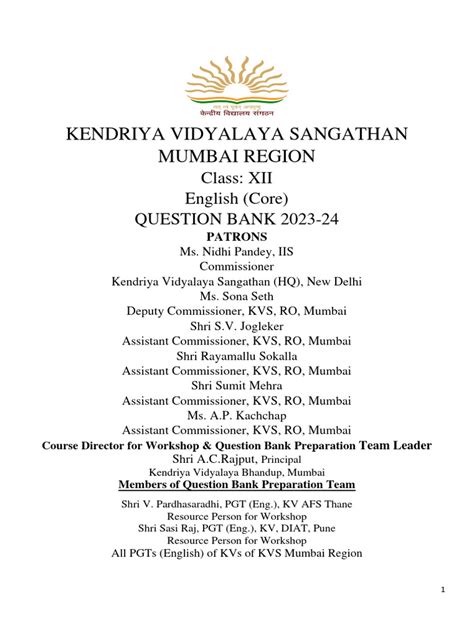 Class 12th Questionbank English Pdf Phobia Agoraphobia