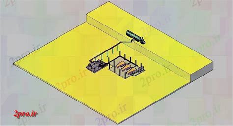 دانلود نقشه کارخانه صنعتی ، کارگاه سیستم سوخت لوله کشی نیروگاه تریدی