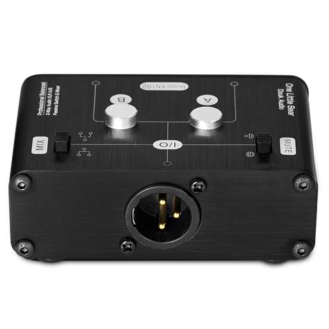2 Port Stereo Balanced Xlr Ab Passive Audio Switcher Box And Mixer Sound