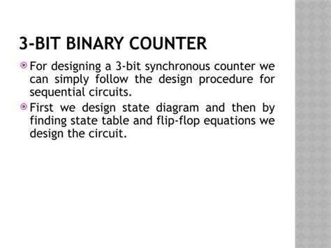 Synchronous Counters Digital Logic Design Pptx Programming Synchronous Counters Digital Logic Design Pptx Programming