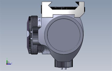 军用红点瞄准镜 Solidworks 2016 模型图纸下载 懒石网