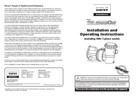Davey Silensor Device Database