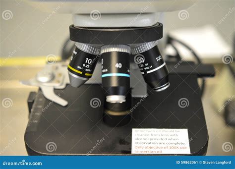A Microscope Stage Stock Image Image Of Sample Stage 59862061