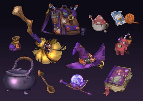 Artstation A Witchs Props
