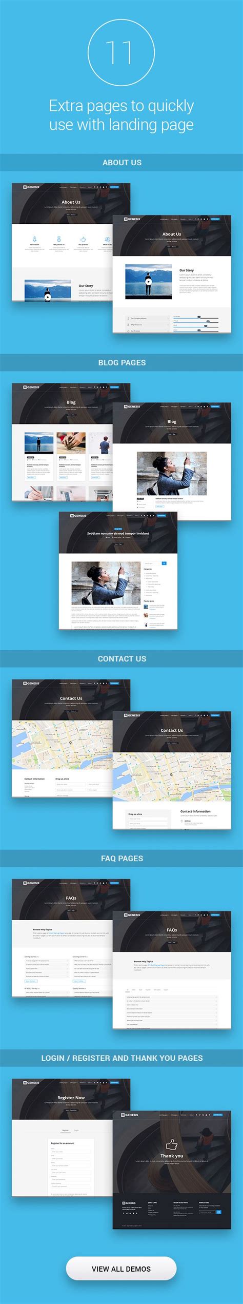 startup html landing pages code market