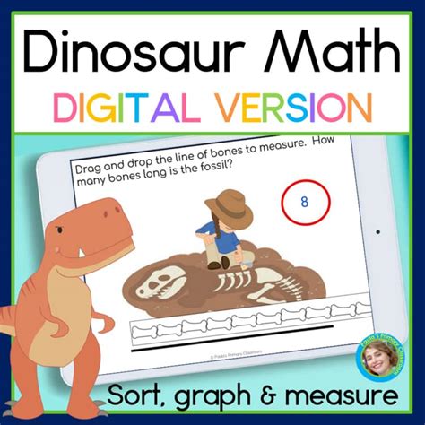 Dinosaur Math Sorting Counting Graphing Nonstandard Measurement Activities