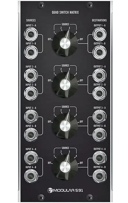 Moon Modular 591 Quad Switch Matrix Router Schneidersladen Berlin