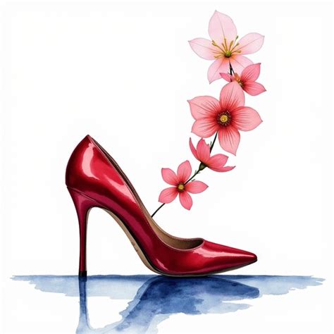 Free Blossoming Ruby Stiletto Image Download At Stockcake
