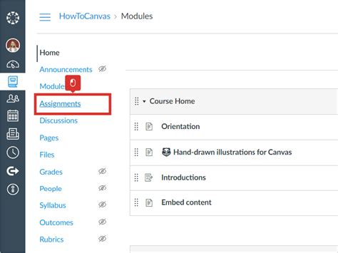 Creating An Assignment — How To Canvas
