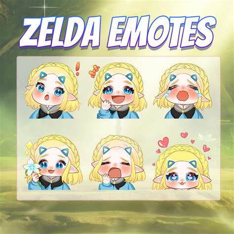 【twitch Emote】zelda Twitch Emotes Emote Livestream Emote Cute Emote