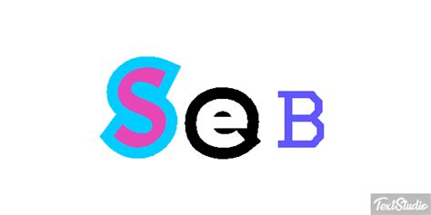 Seb Name Animated  Logo Designs