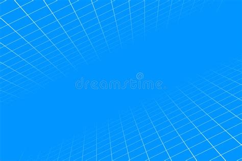 Geometric Grid Outline Pattern Perspective Background Design Stock