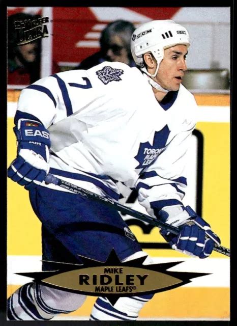 1995 96 Fleer Ultra Mike Ridley Toronto Maple Leafs 163 Eur 130