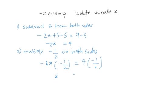 SOLVED Isolating Variables LEARNING OBJECTIVE Identify The Operations Needed To Isolate A