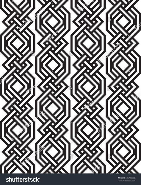 Seamless Celtic Pattern Stock Vector 536730055 Shutterstock