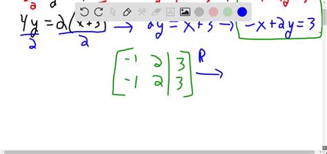 Solvedwrite Each System As A Matrix And Solve It By Gaussian