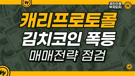 캐리프로토콜 코인 전망 캐리프로토콜 제2 김치코인 폭등 주인공 될까 Youtube