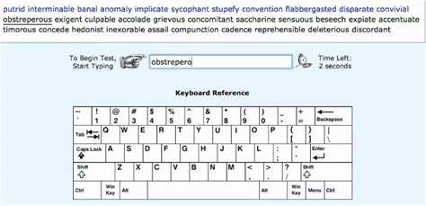 Fake Speed Typing Test Paul Smith