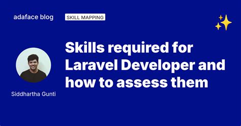 skills required for laravel developer and how to assess them