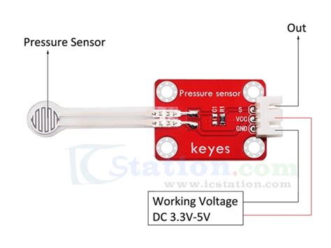 5kg Resistive Thin Film Pressure Sensor Module For Arduino