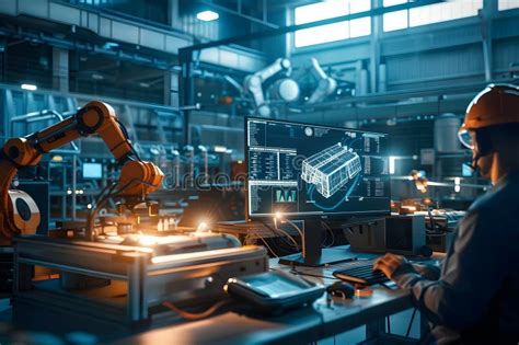 Advanced Robotic Automation Engineer Designs And Monitors Complex