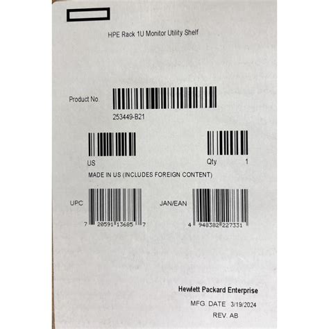エイチピー Hp Enterprise ラックオプション モニターシェルフキット 253449 B21 Tool Darake 通販
