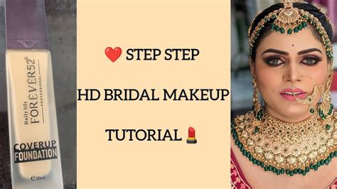 Hd Bridal Makeup Tutorial Step By Step Full Bridal Makeup Tutorial