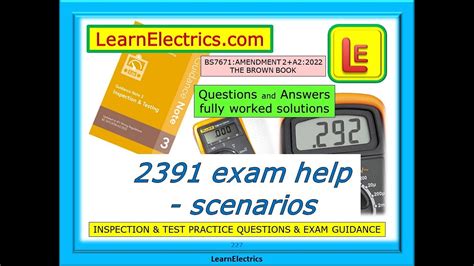 2391 Exam Help Bs7671 Amendment 2 Electrical Inspection And Test