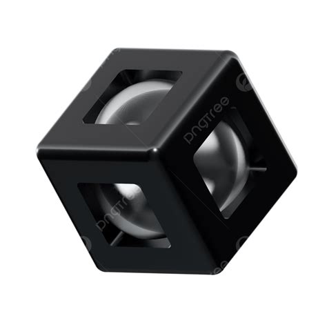 Ui Element Png Picture Black Ui Cube Element Ui Cube Element Png Image For Free Download