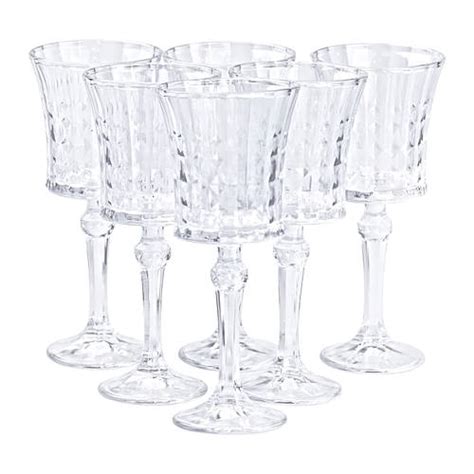 Lugi Келих для вина скляний прозорий набір 6 штук Imidzhid ціна 1309 85 ₴ купити на Prom Ua